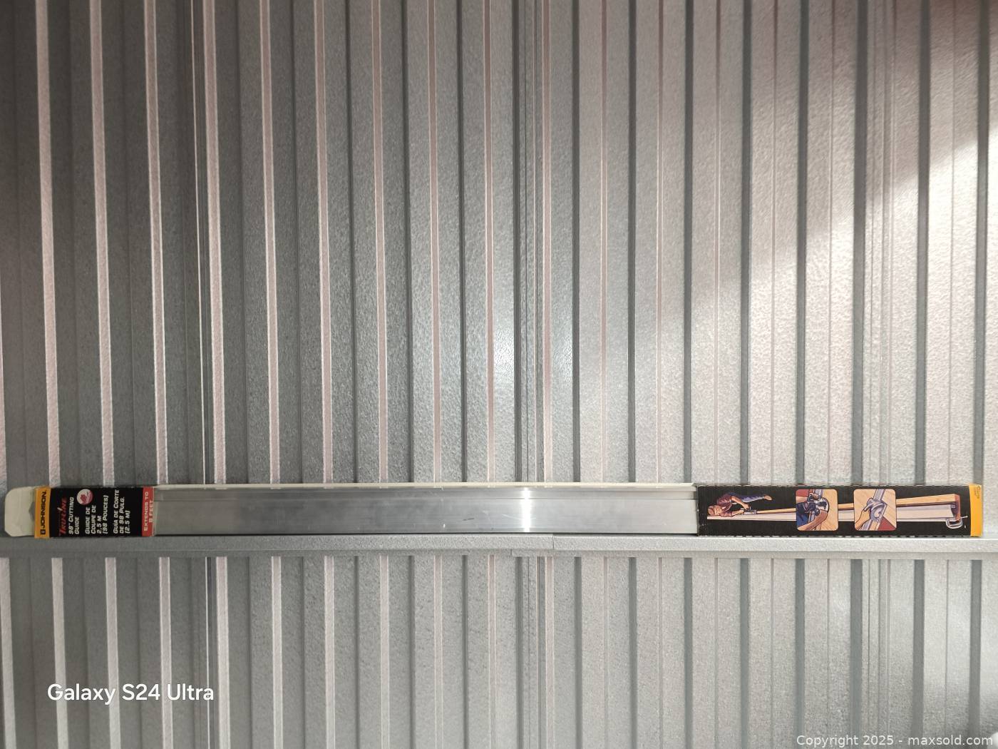 Johnson Tru-Line 98" Cutting Guide with C-Clamps | Maxsold