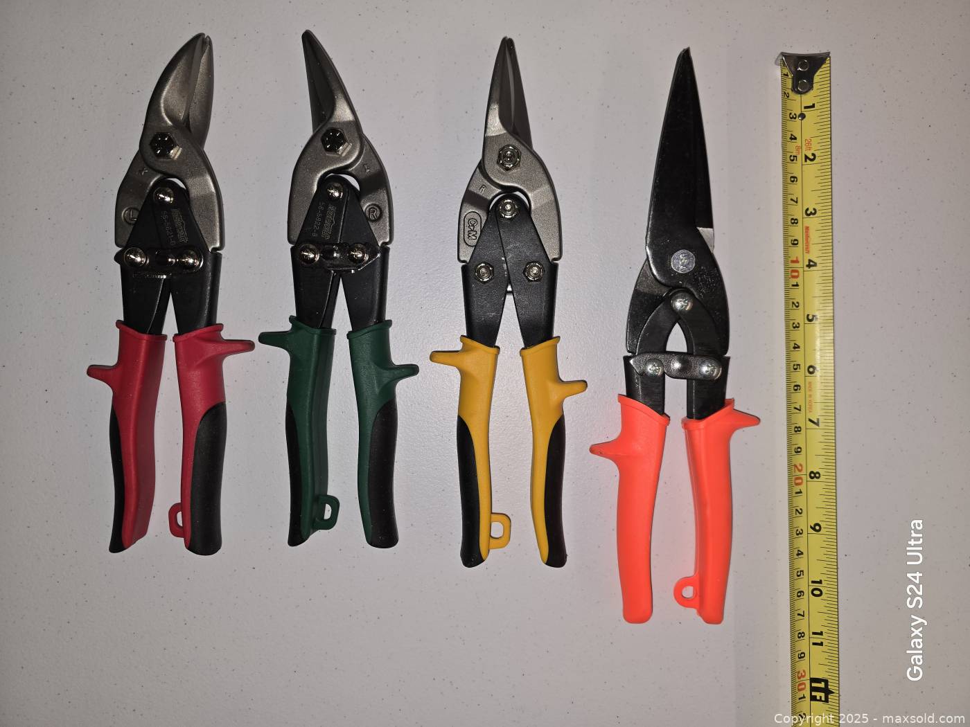 Set of 4 aviation snips, Wiss MultiMaster included | Maxsold