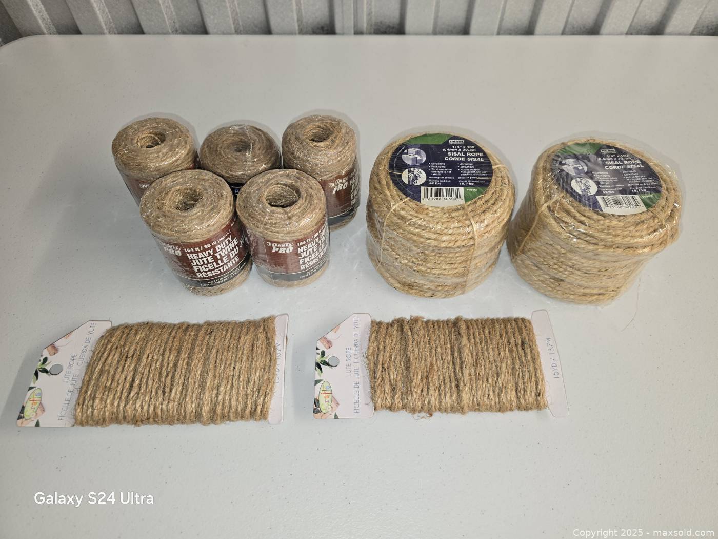 Natural fiber sisal rope and jute twine | Maxsold