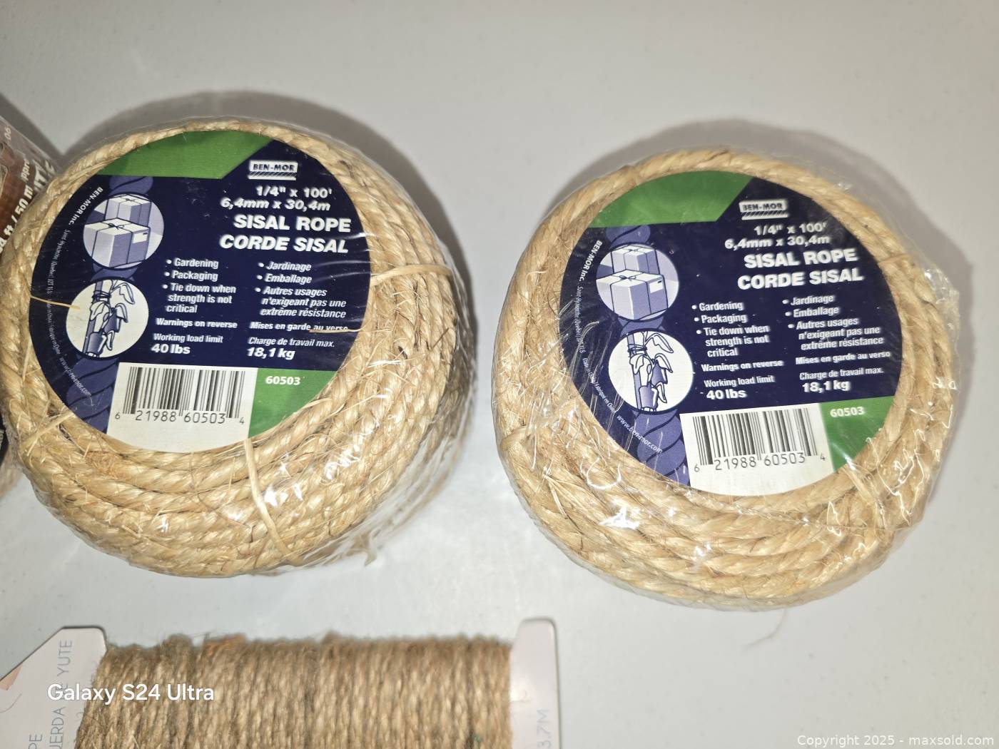 Natural fiber sisal rope and jute twine | Maxsold