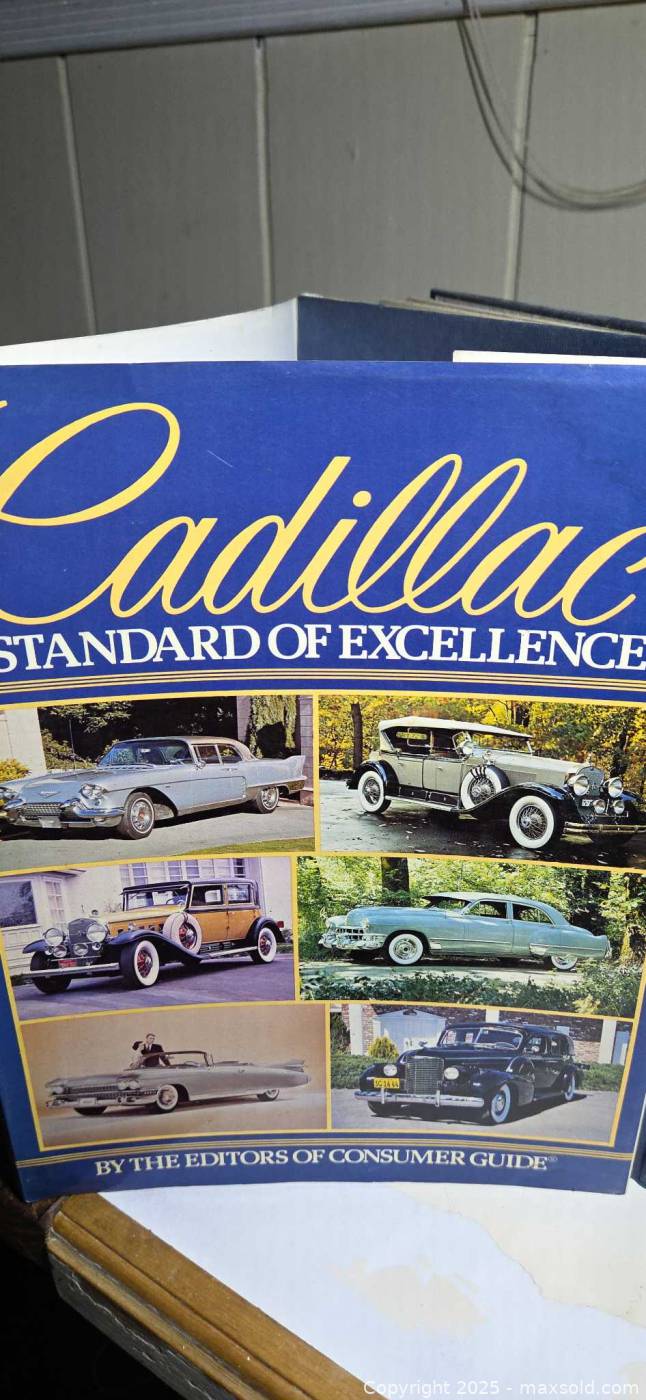 Hardcover books, cigar box, wood plaque | Maxsold