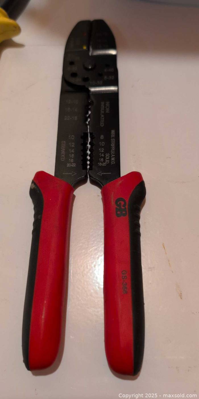 Pliers, Wire Stripper & Tin Snips | Maxsold