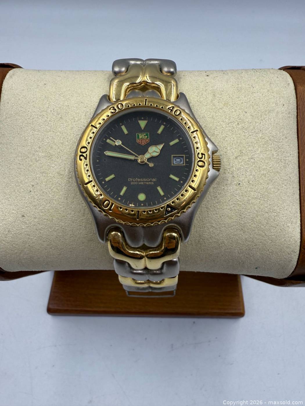 Tag Heuer two-tone stainless steel watch, not working | Maxsold