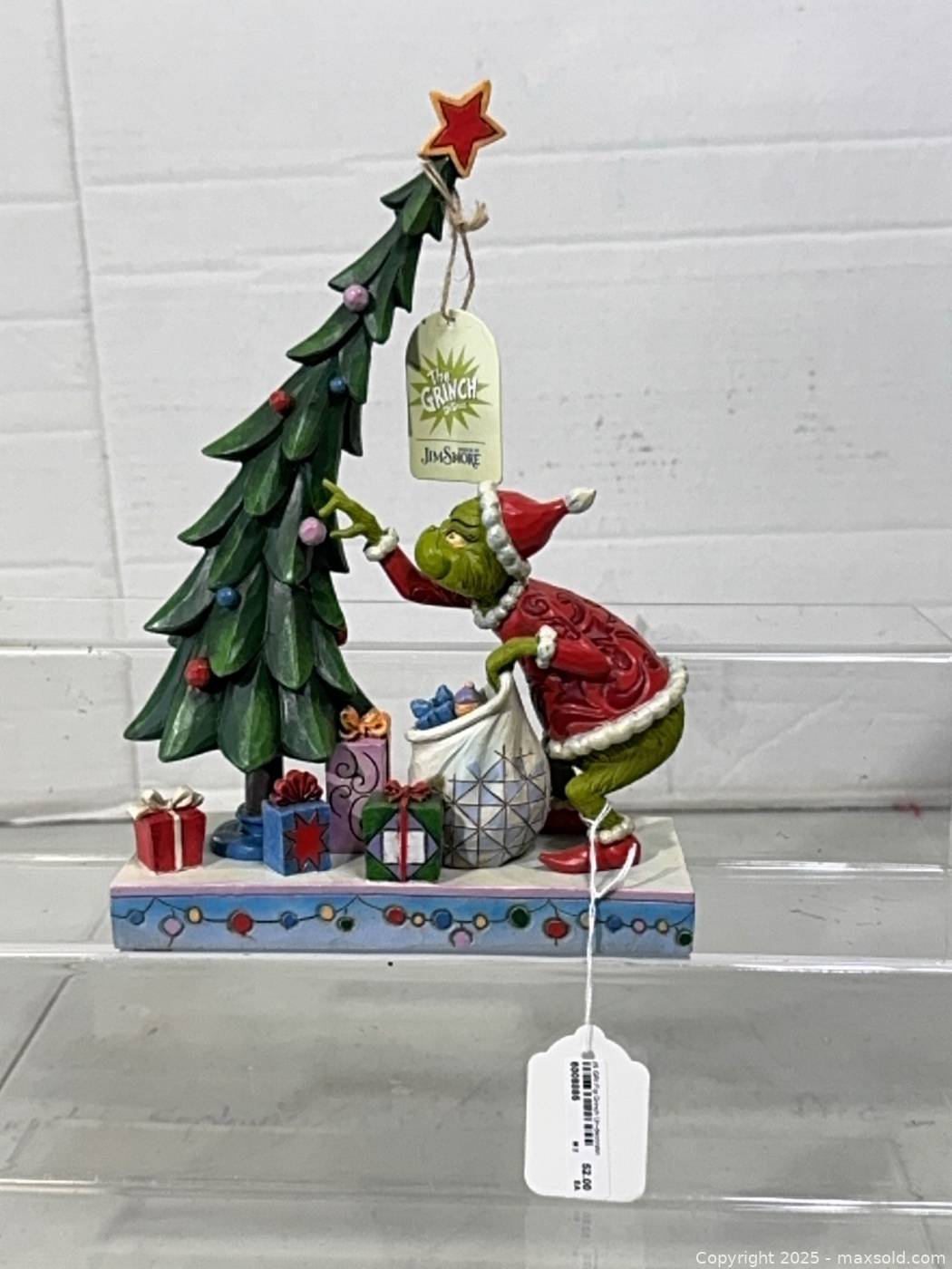 Jim Shore The Grinch stone resin figurine | Maxsold