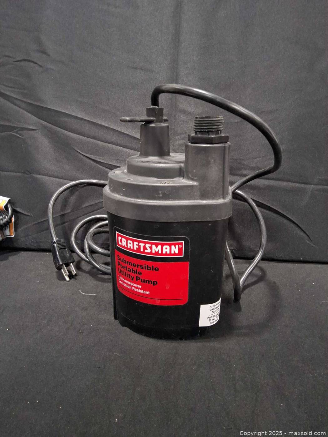 Ridgid VP2000 Pump Accessory And Craftsman 1/4 HP Submersible Utility ...