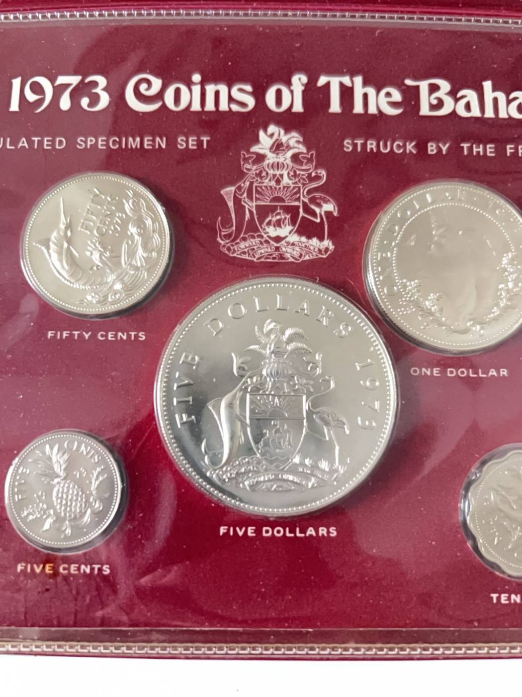 1973 Bahamas uncirculated 9-coin specimen set | Maxsold