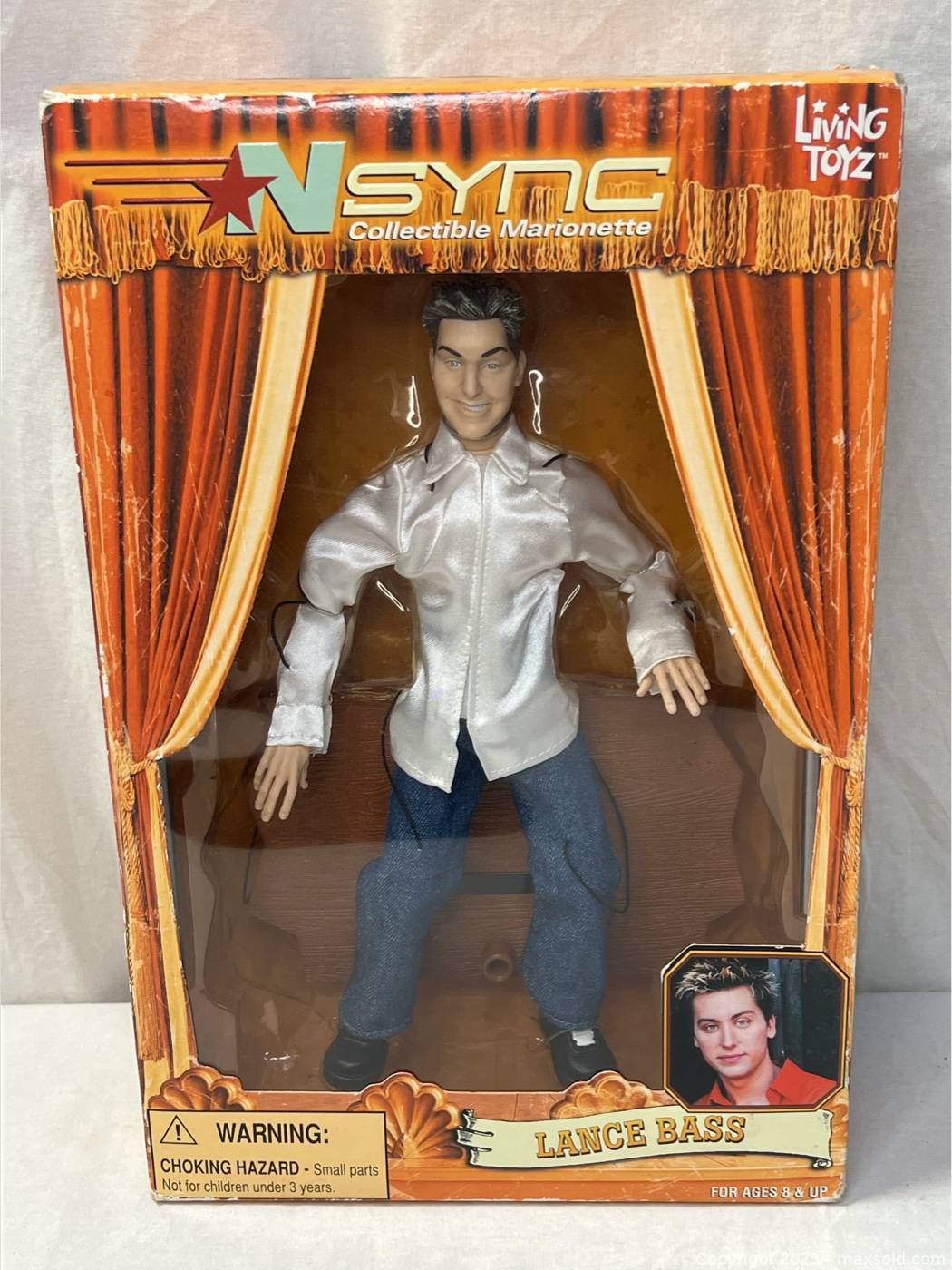 N SYNC Lance Bass Marionette Doll New in Box | Maxsold