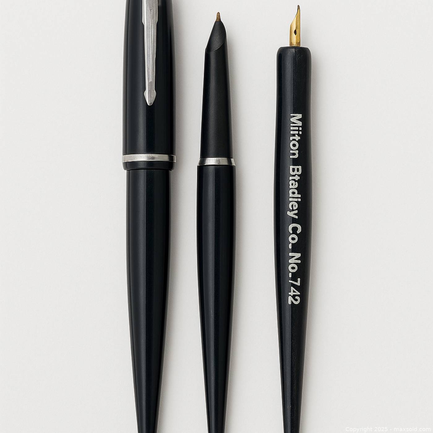 Milton Bradley No.742 and Two Dip Pens | Maxsold