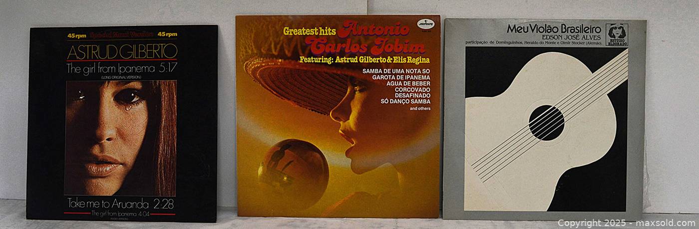 Brazilian music vinyl records, 3 pieces | Maxsold