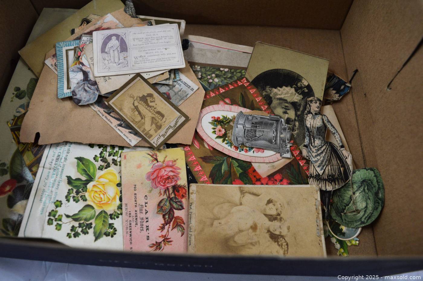 Antique ephemera collection c.1870-1900s, 90 pcs | Maxsold