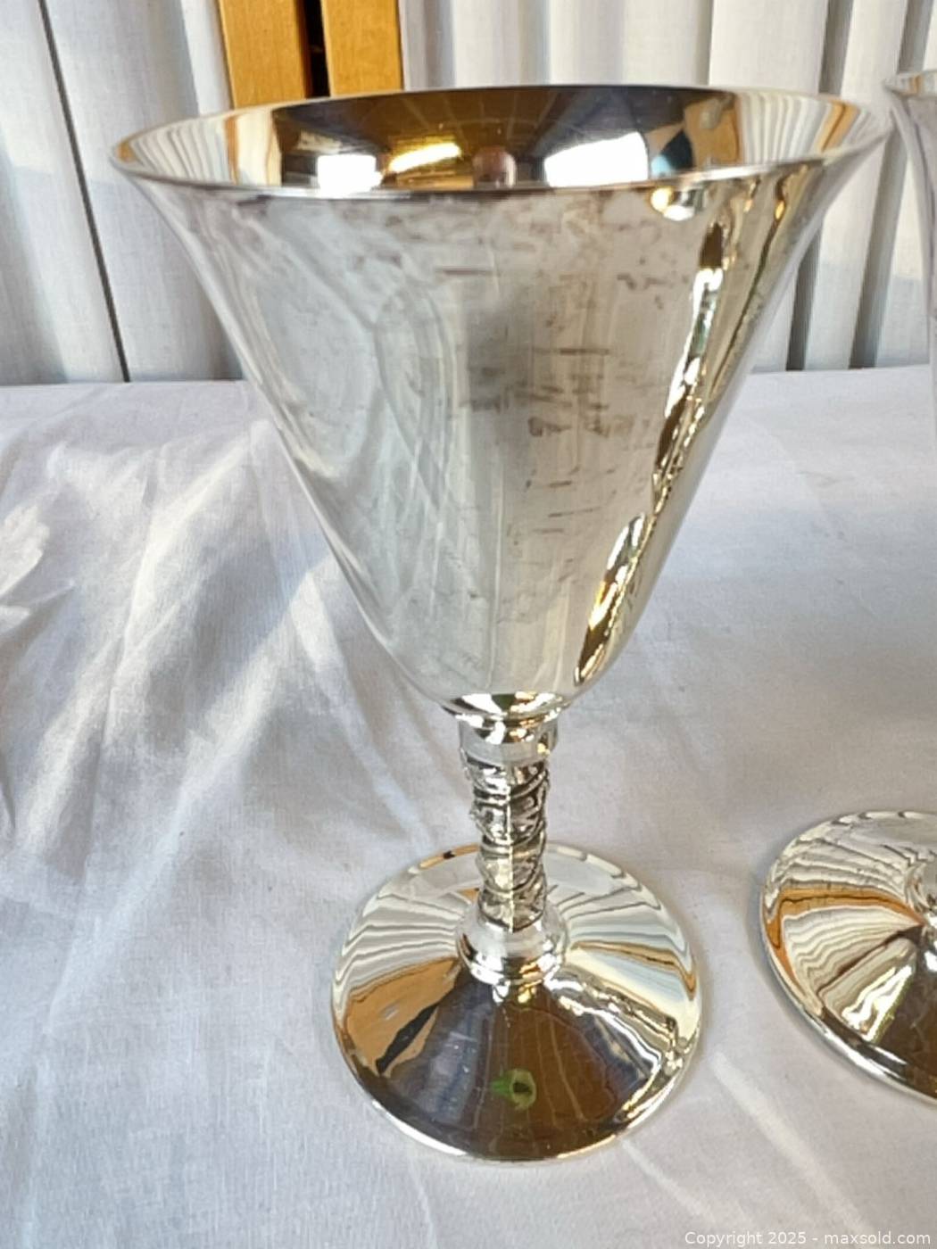 F.B. Rogers silver-plated cordial goblets | Maxsold