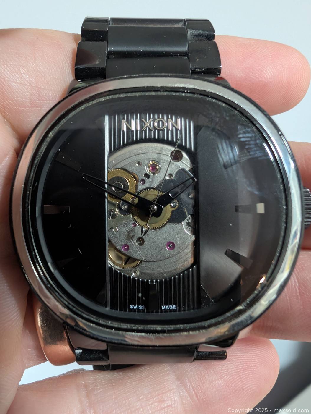 Nixon The Capital Automatic Swiss Skeleton Watch | Maxsold