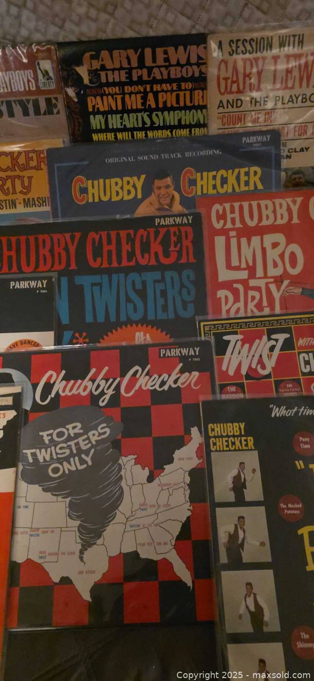 1960s vinyl LP lot Chubby Checker, Gary Lewis | Maxsold