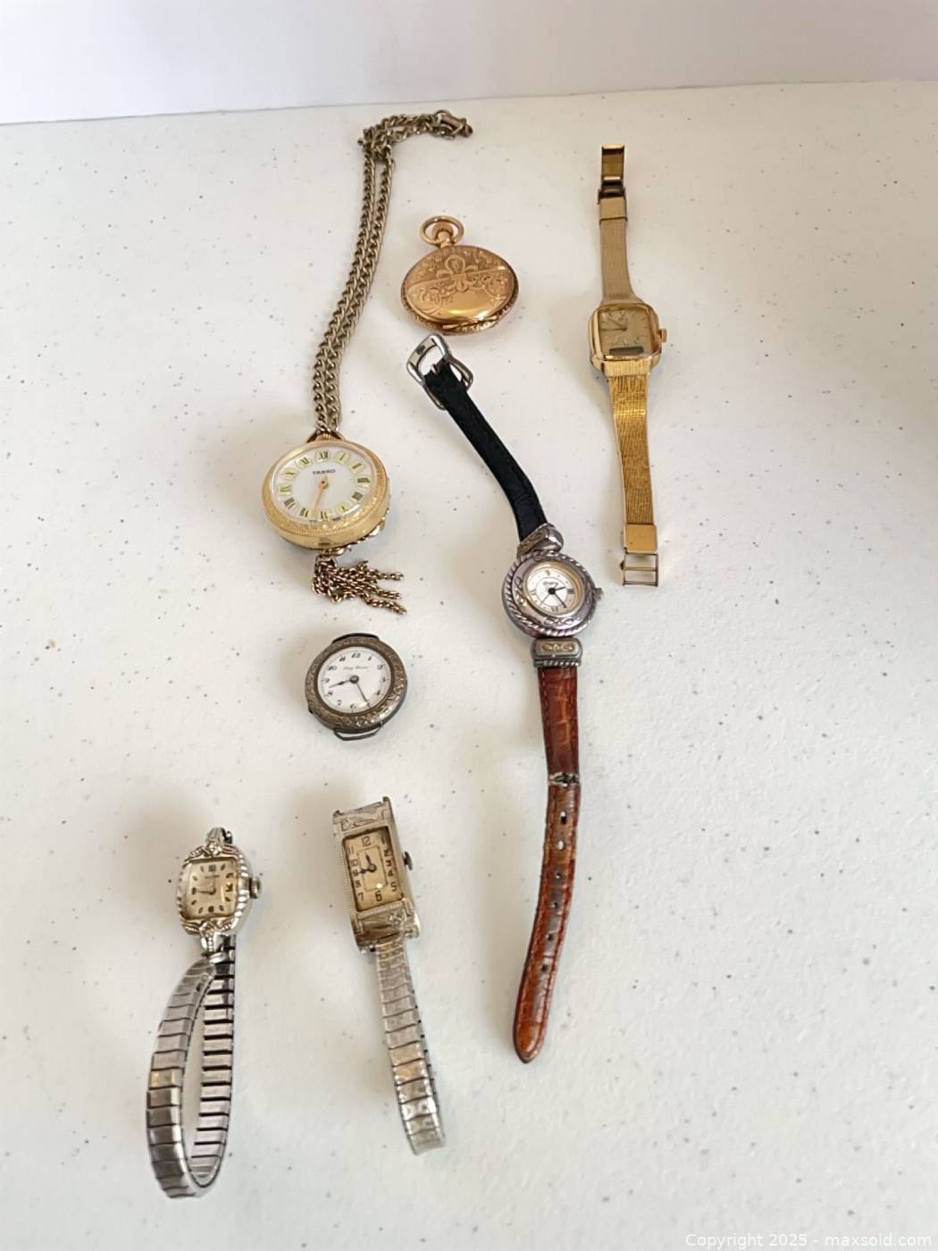 12 Assorted Pocket, Wrist And Pendant Watches | Maxsold
