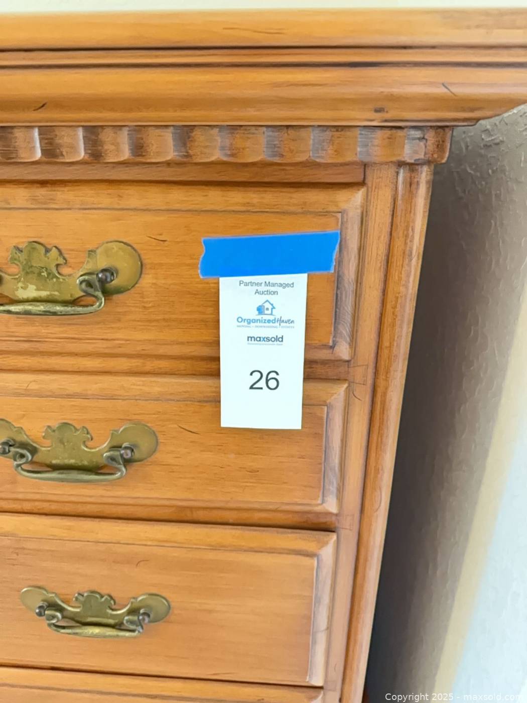 Solid Rock Maple Eight-Drawer Tall Chest | Maxsold