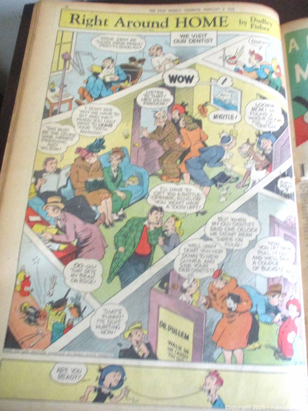 Star Weekly 1945 bound magazine novel & comics book | Maxsold