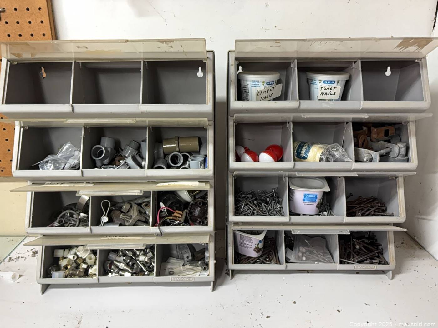 2 Stack-On 12-Drawer Parts Organizers | Maxsold