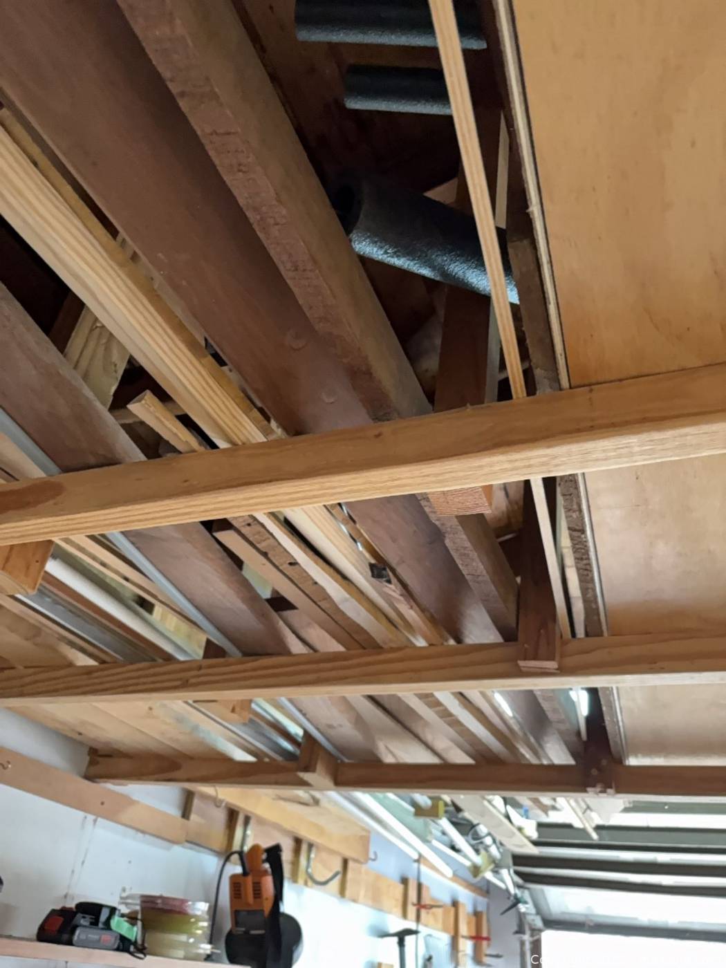 Assorted dimensional lumber, trim, PVC pipe scrap | Maxsold