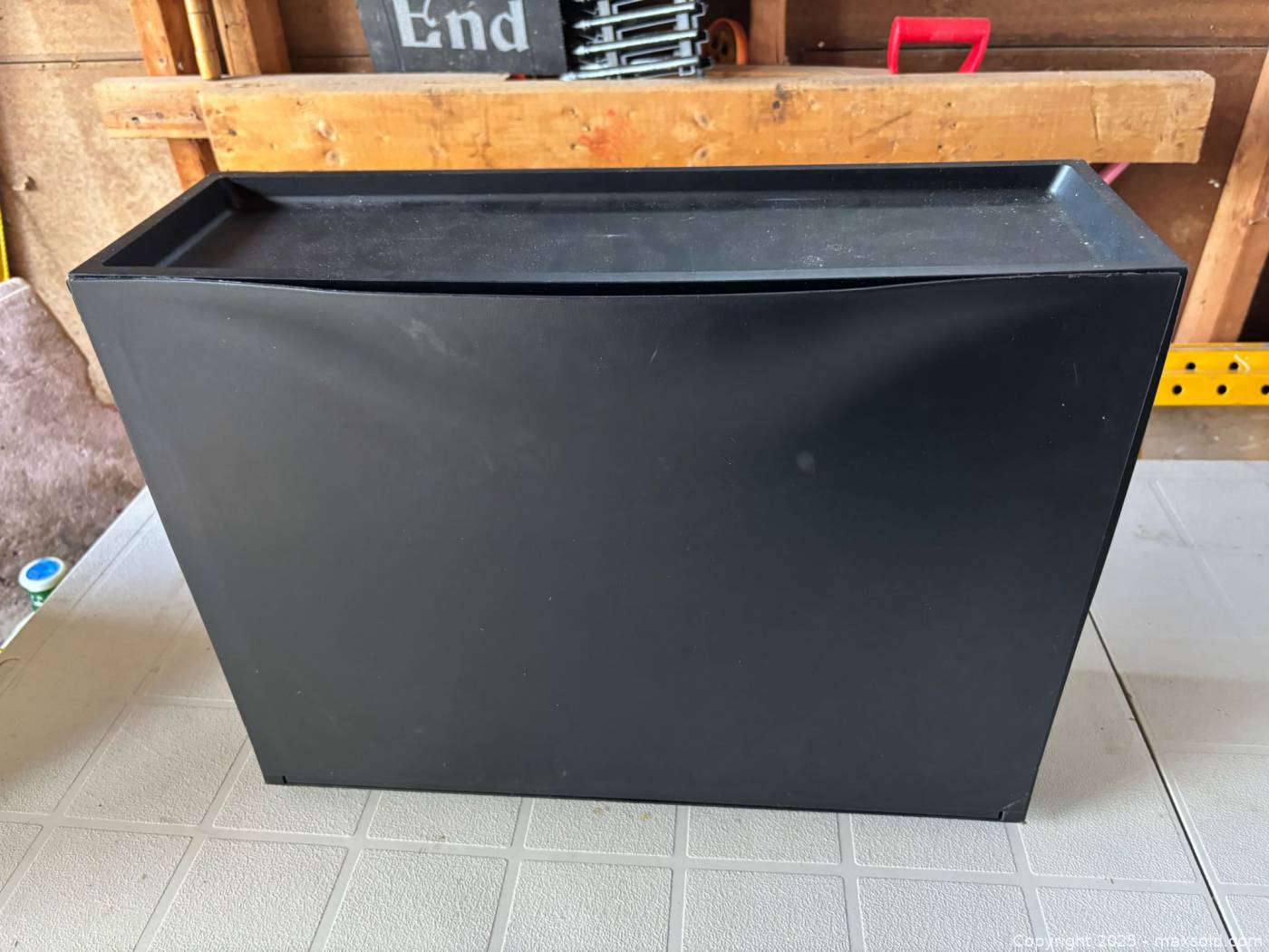 IKEA TRONES wall-mountable storage unit black | Maxsold