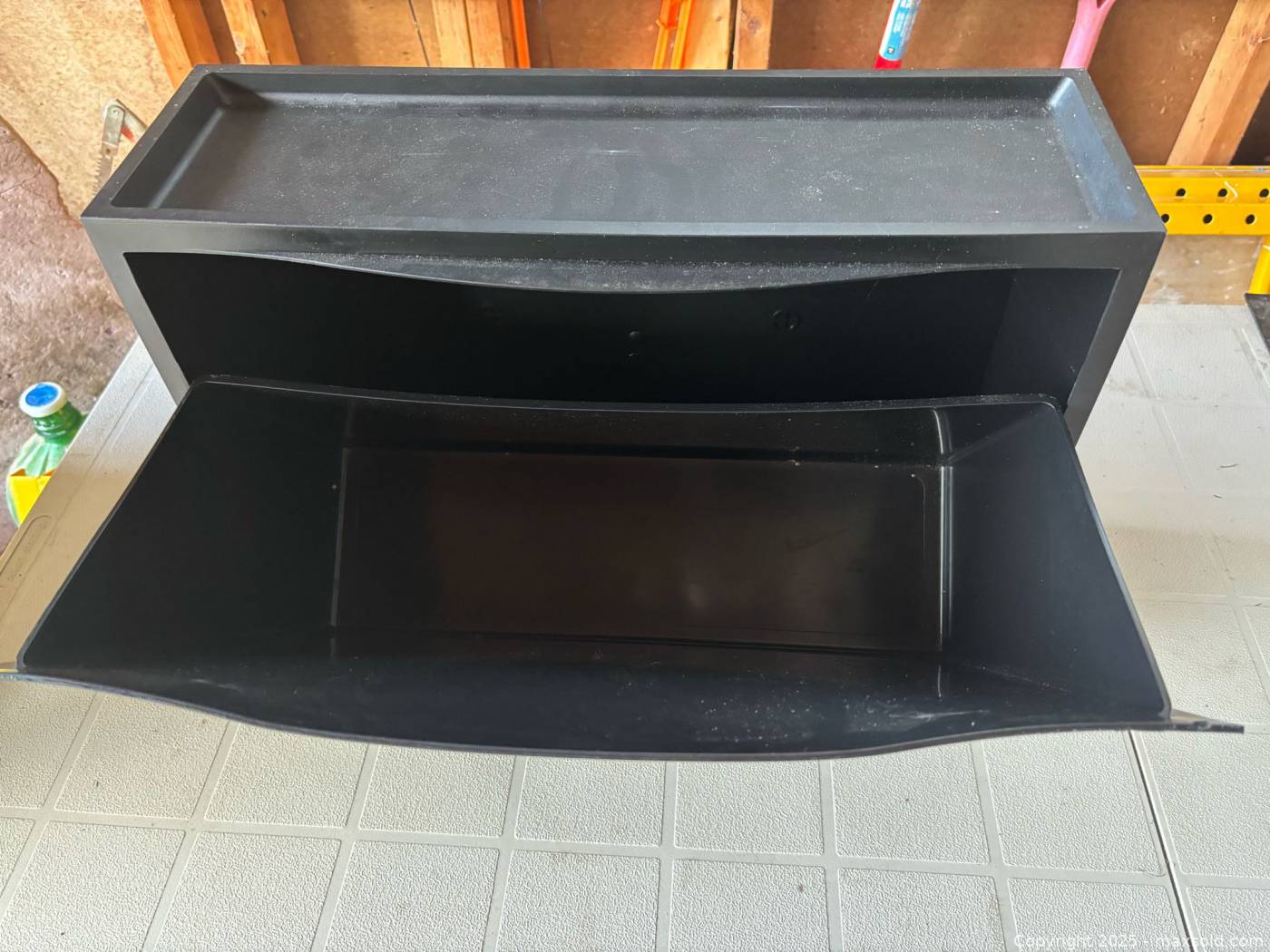 IKEA TRONES wall-mountable storage unit black | Maxsold