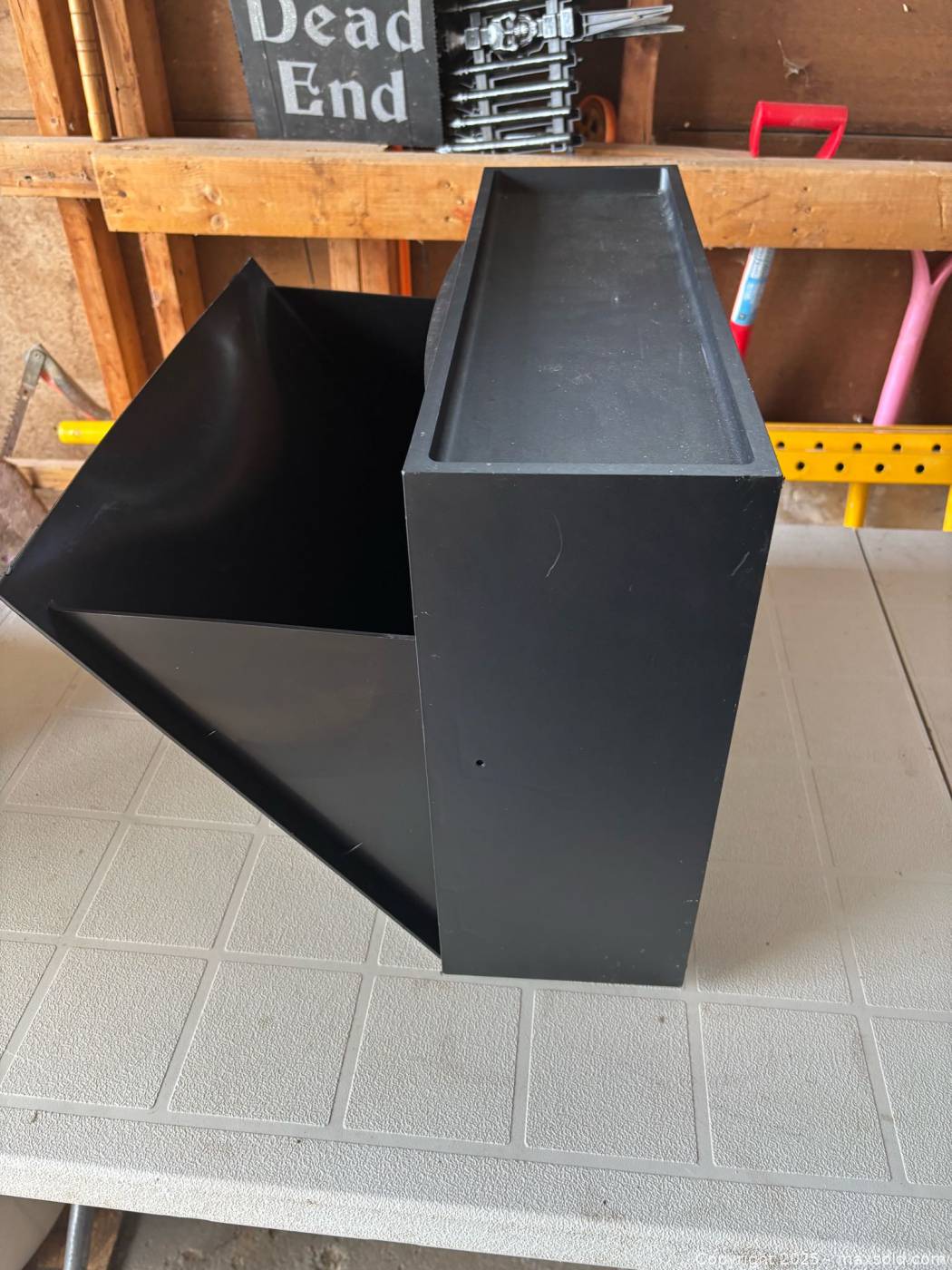 IKEA TRONES wall-mountable storage unit black | Maxsold