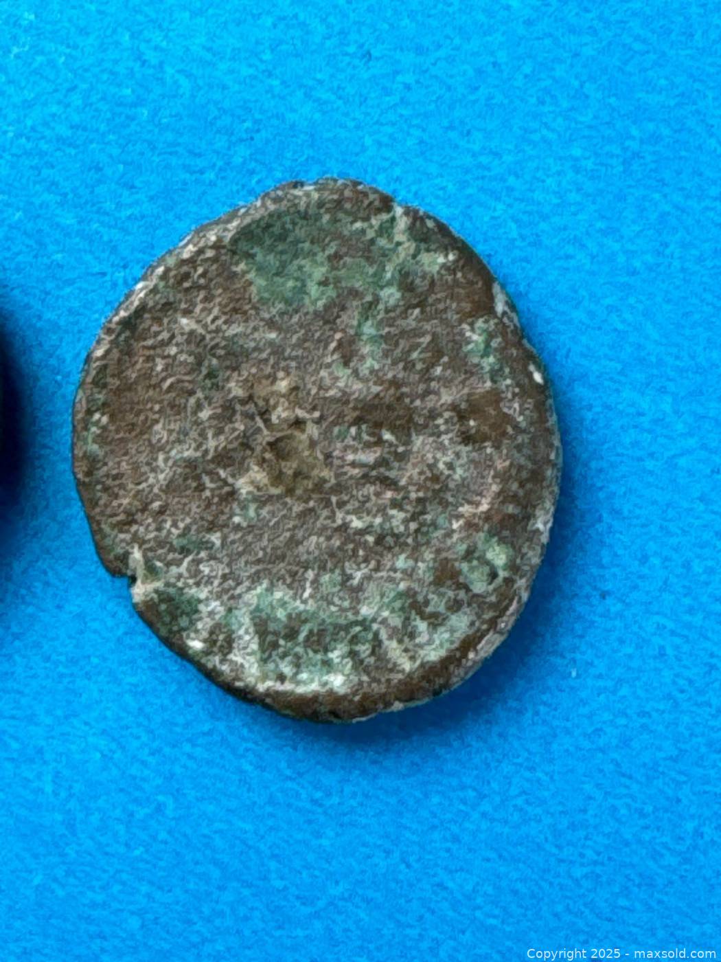 2 small likely copper/bronze medieval-style coins | Maxsold