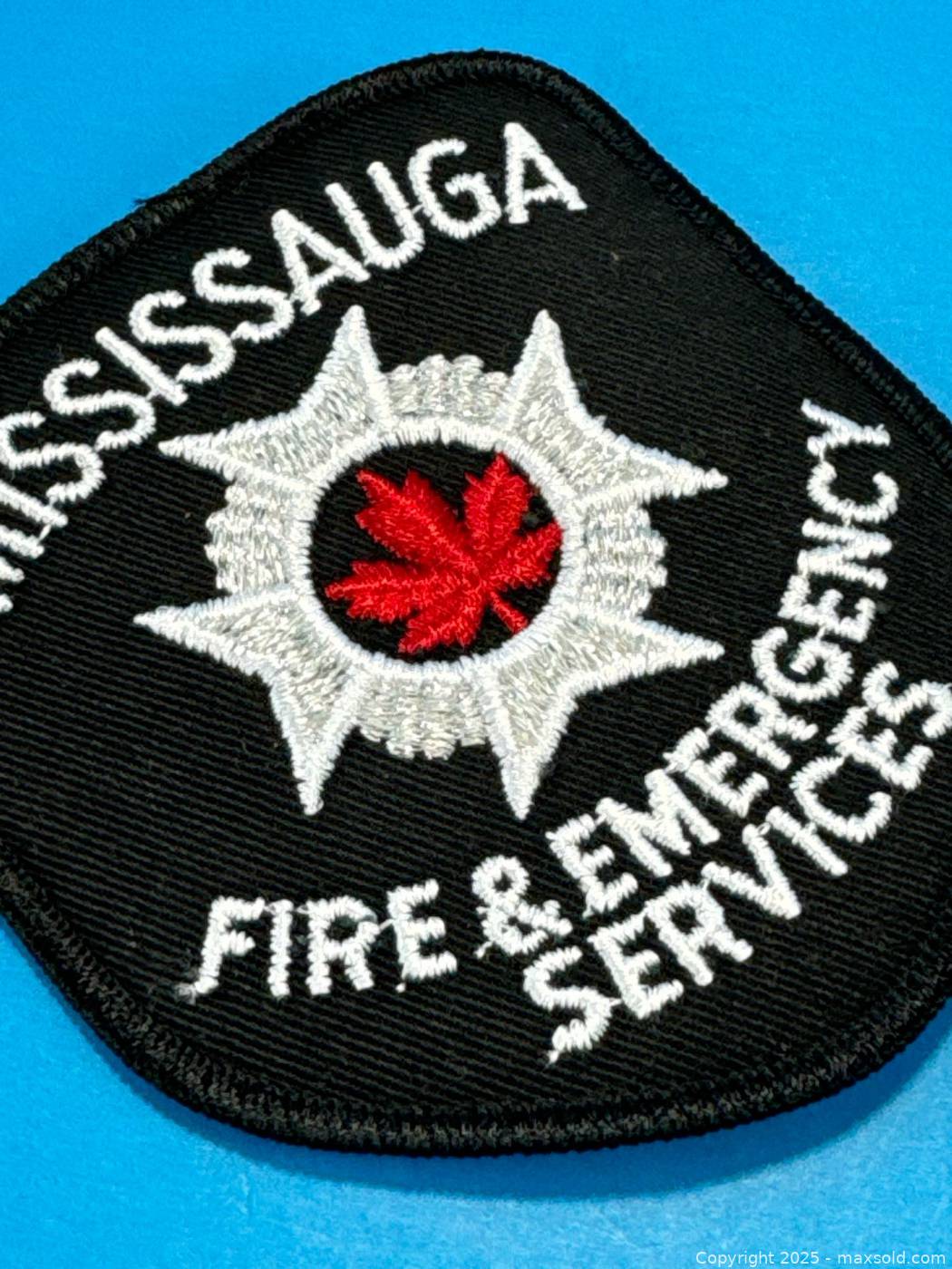 Mississauga Fire & Emergency Services embroidered uniform patch | Maxsold
