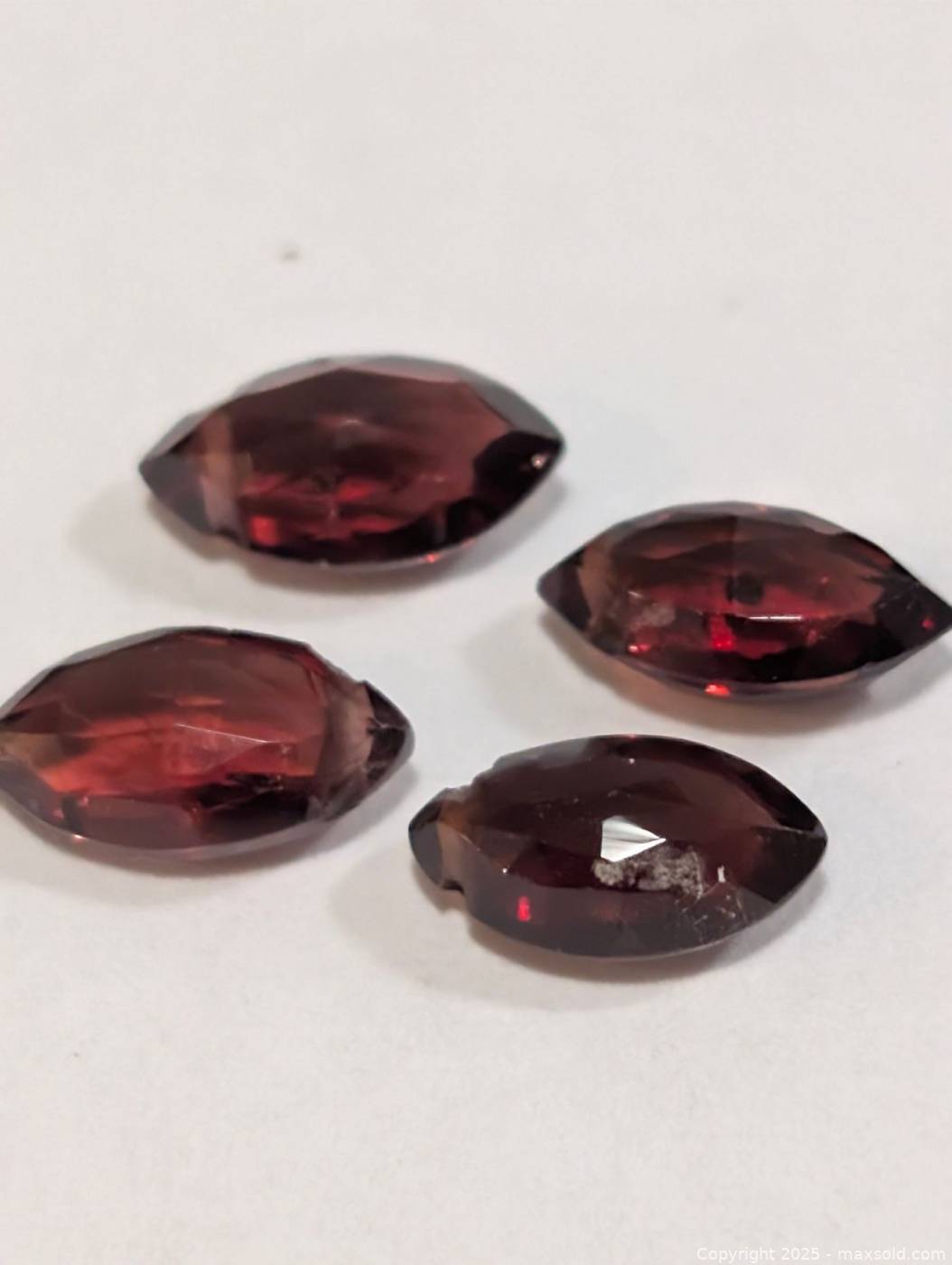 Genuine Garnet Gemstones 4ct | Maxsold