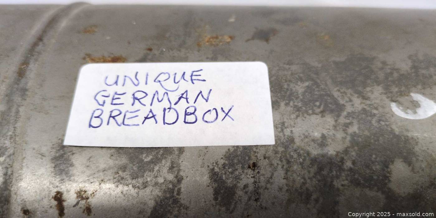 Vintage German Galvanized Steel Bread Box | Maxsold