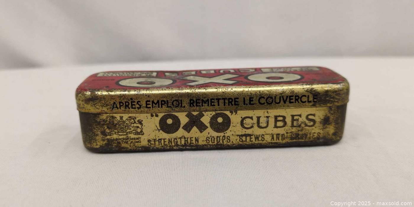 Vintage OXO Cubes Advertising Tin | Maxsold