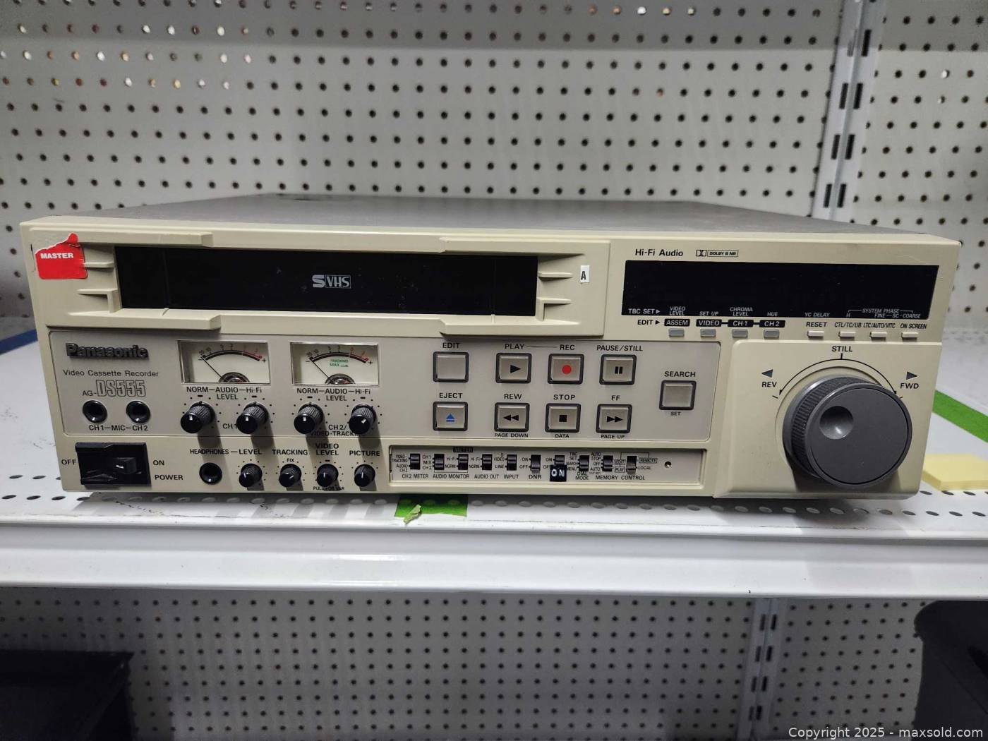 Panasonic S-VHS professional VCR | Maxsold