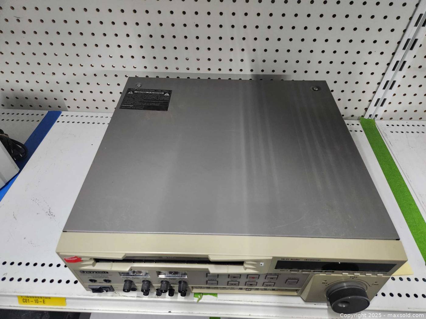 Panasonic S-VHS professional VCR | Maxsold