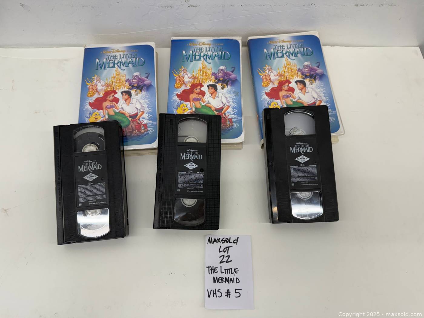 Disney The Little Mermaid VHS tapes | Maxsold