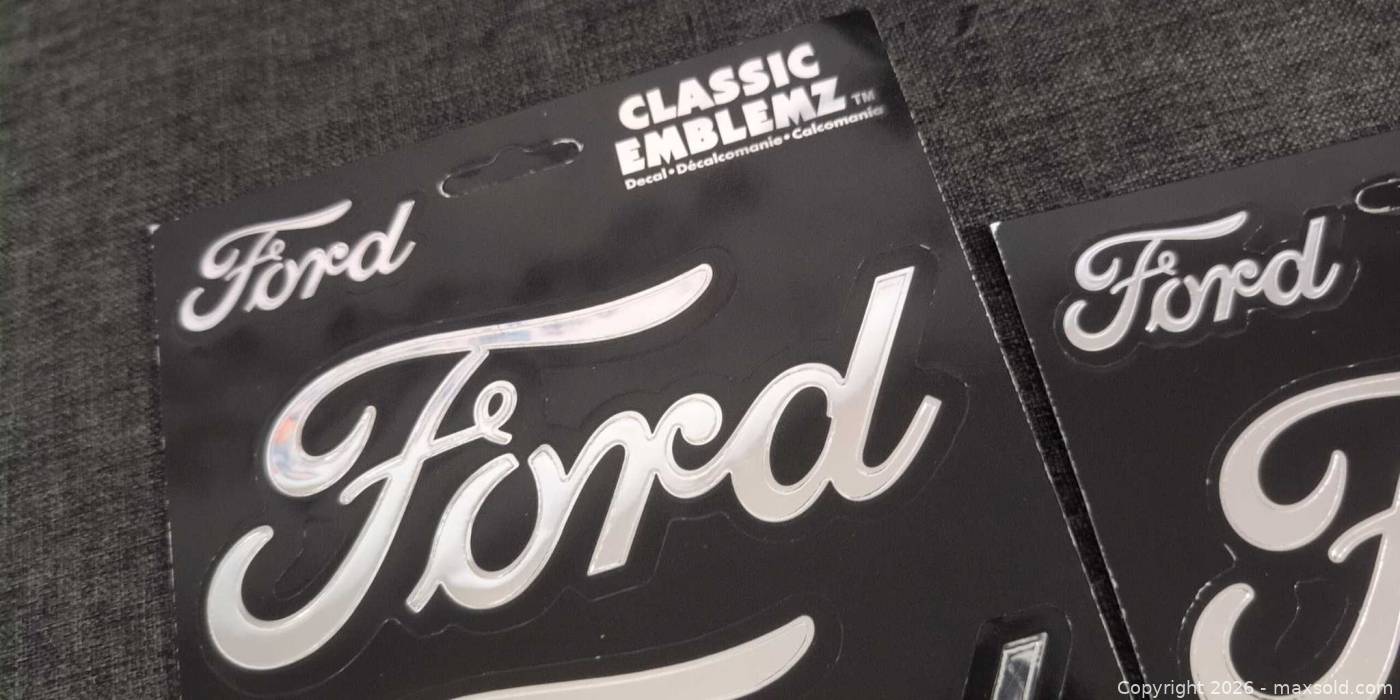 CHROMA Ford Classic Emblemz Decal Sheets | Maxsold