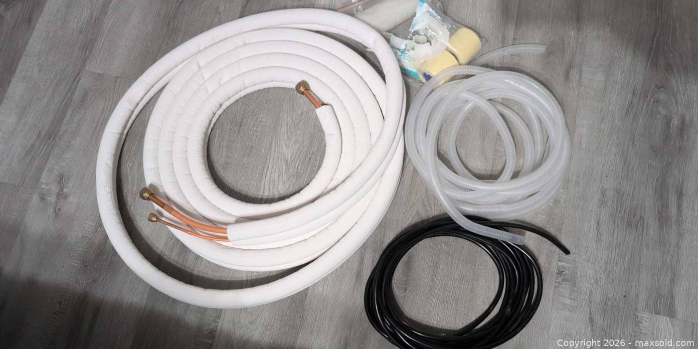 NOLIVEN 25ft Mini Split A/C Tubing Kit | Maxsold
