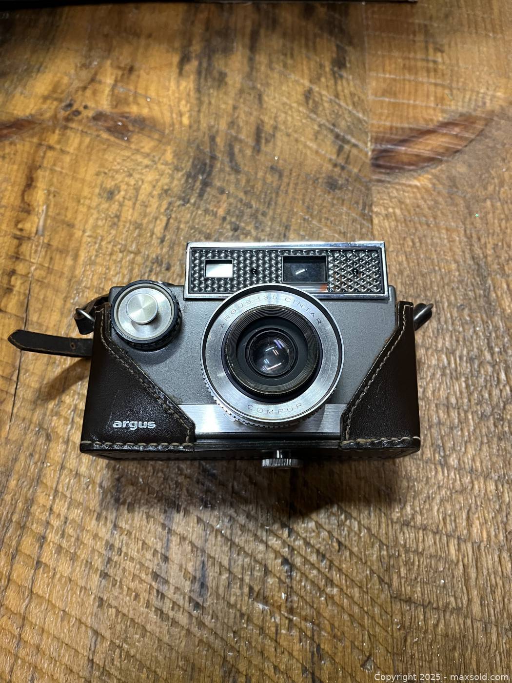 Argus F35 Cintar Compur 35mm Camera With Case | Maxsold