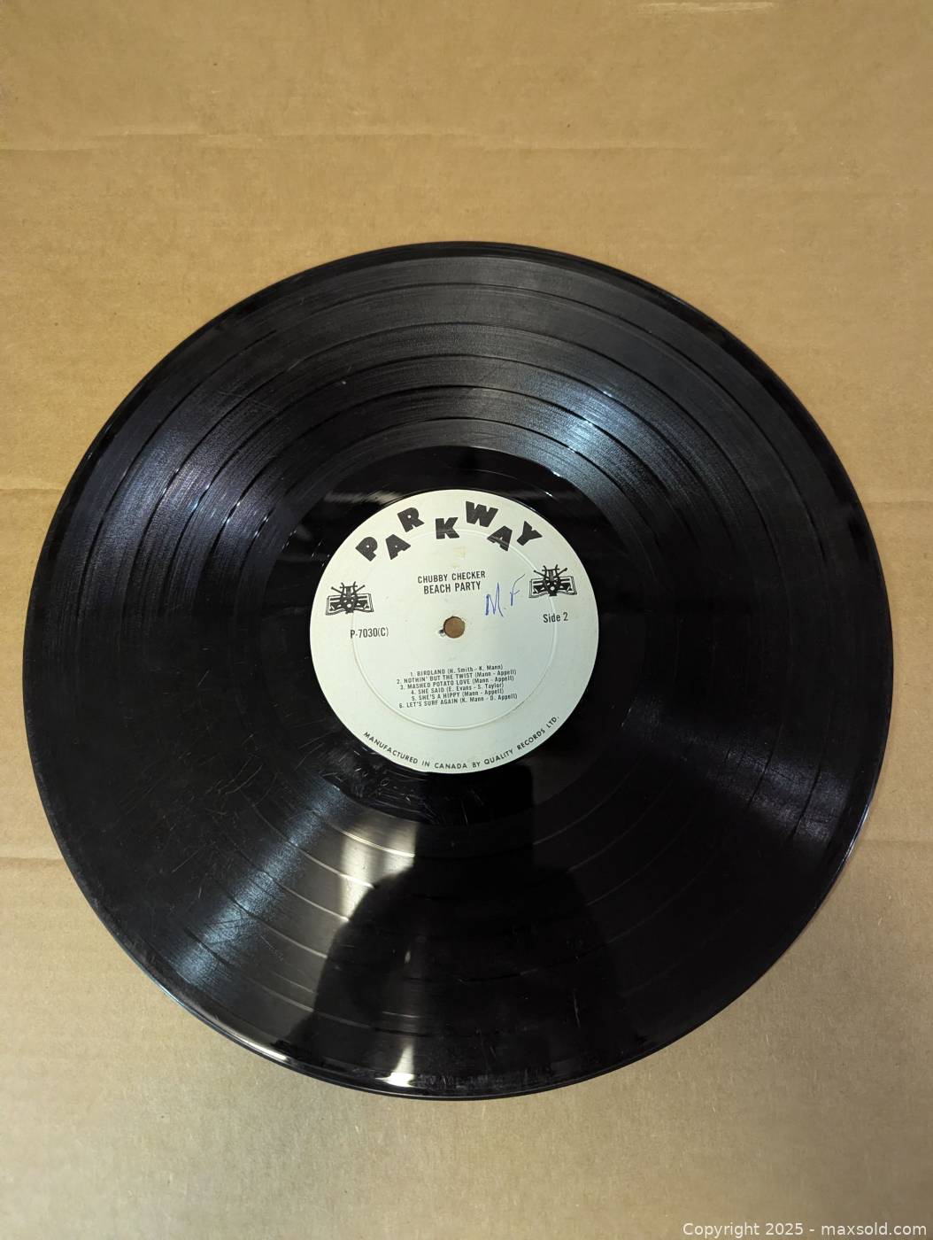 Chubby Checker "Beach Party" vinyl LP | Maxsold