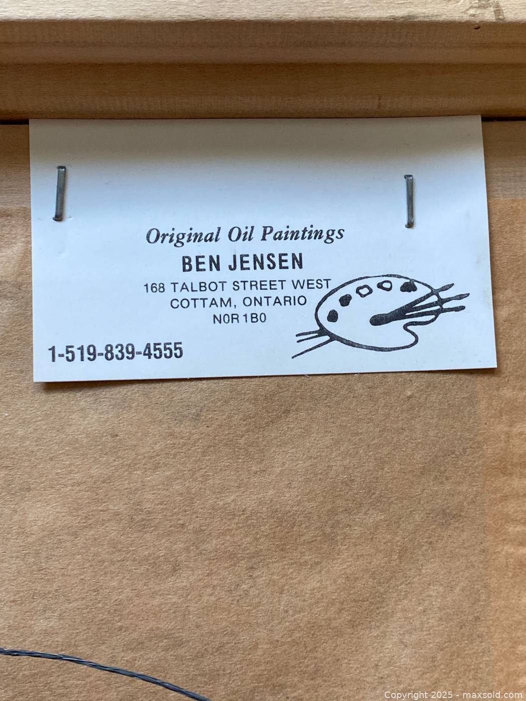 Ben Jensen Original Oil Paintings, 3 | Maxsold