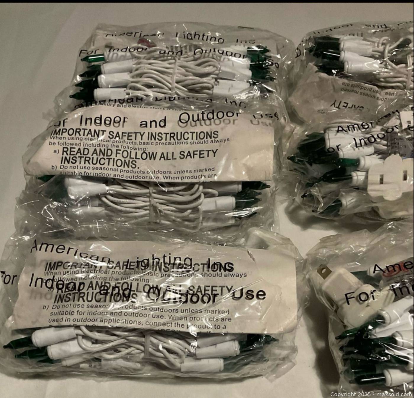 6 sealed 50-count mini incandescent string lights | Maxsold