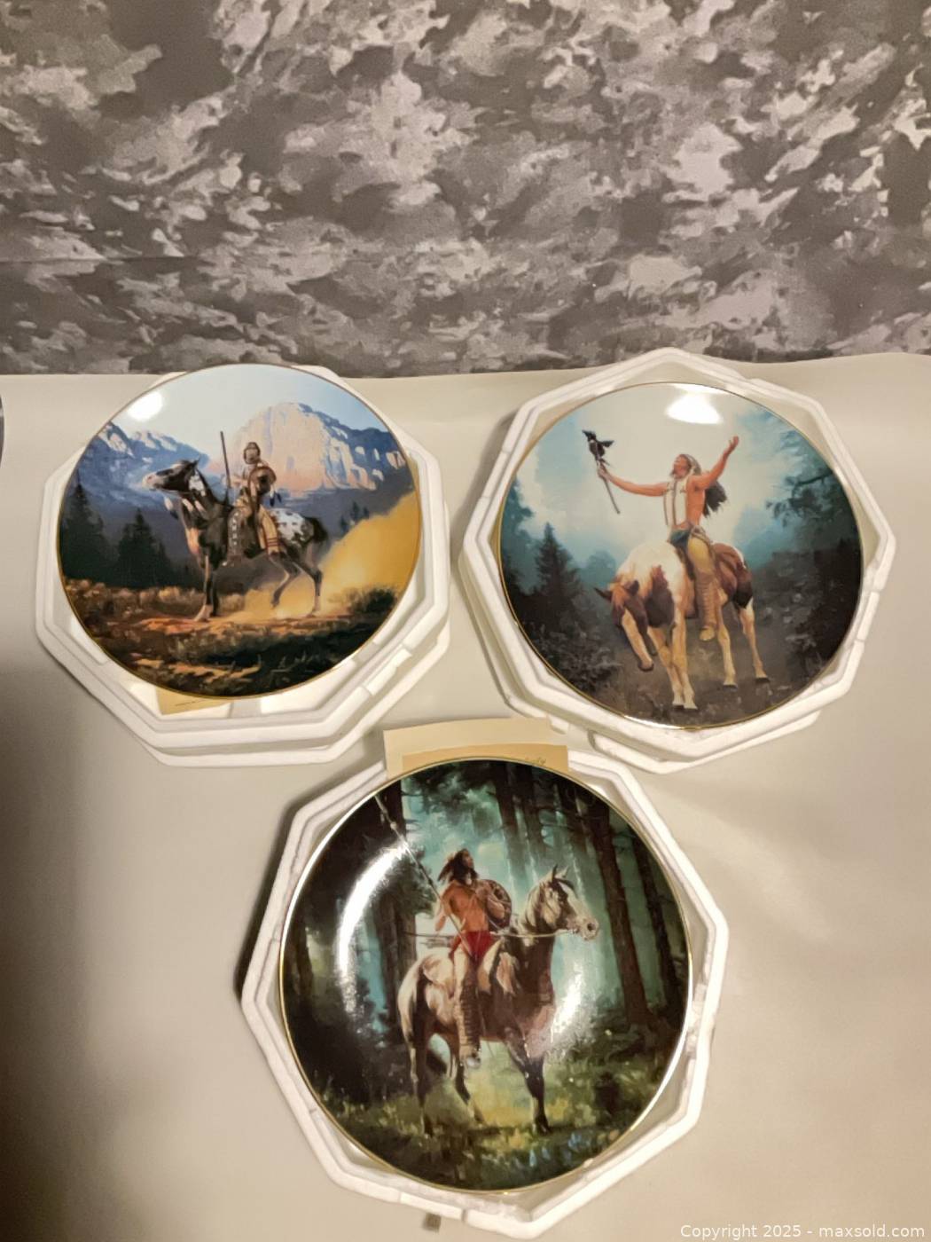 The Hamilton Collection Indigenous American decorative plates set of 3 ...