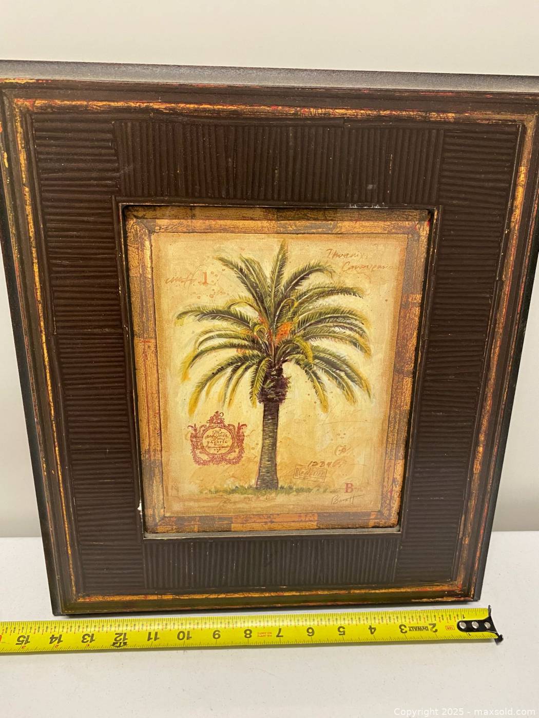 Framed Barrett Palm Tree Art Print | Maxsold