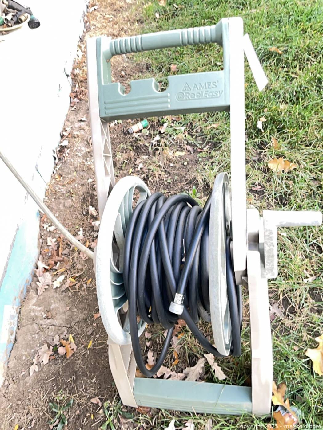 Ames Reel Easy hose reel with garden hose | Maxsold