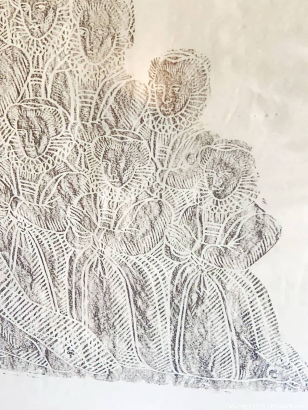 Pair Of Framed Brass Rubbings Replicas | Maxsold