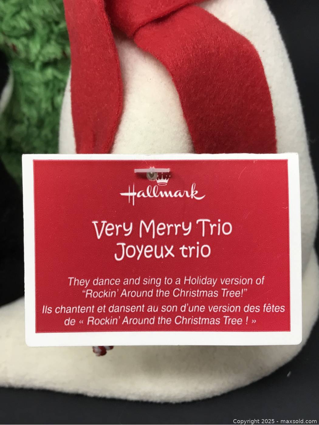 Hallmark Jingle Pals Animated Plush & Snowflake Tree Topper | Maxsold