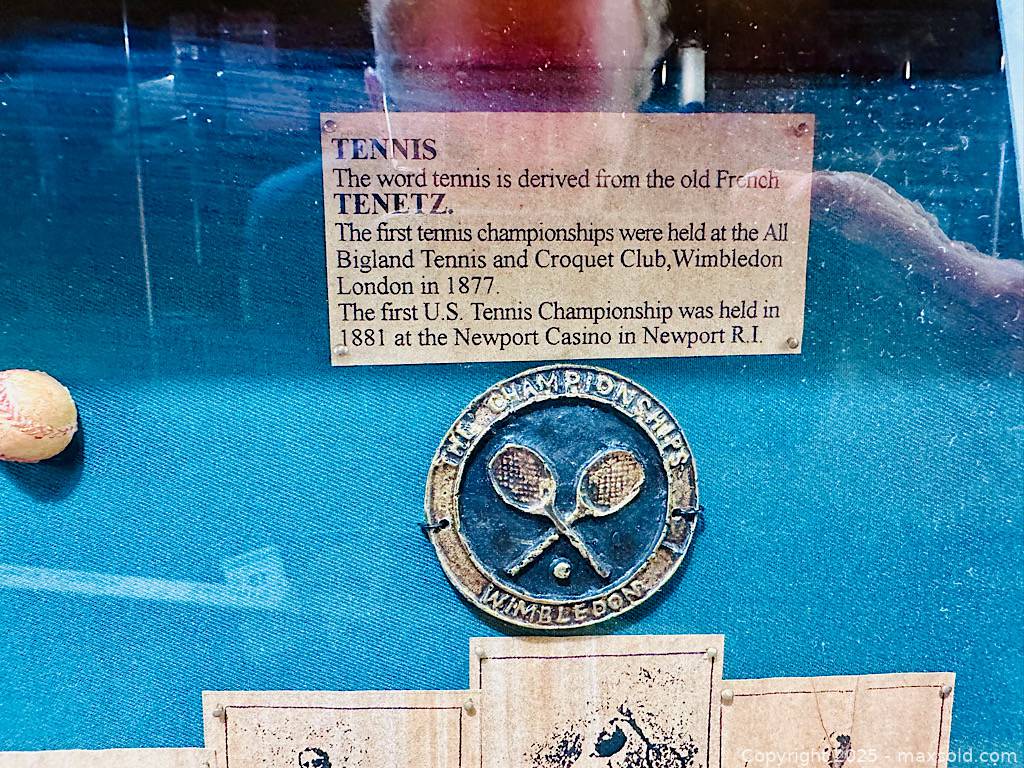 Tennis Racket History Shadow Box | Maxsold