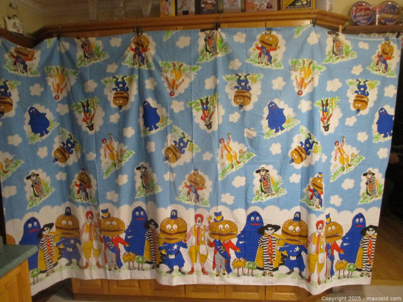 McDonald’s character flat sheet 120" x 72" | Maxsold