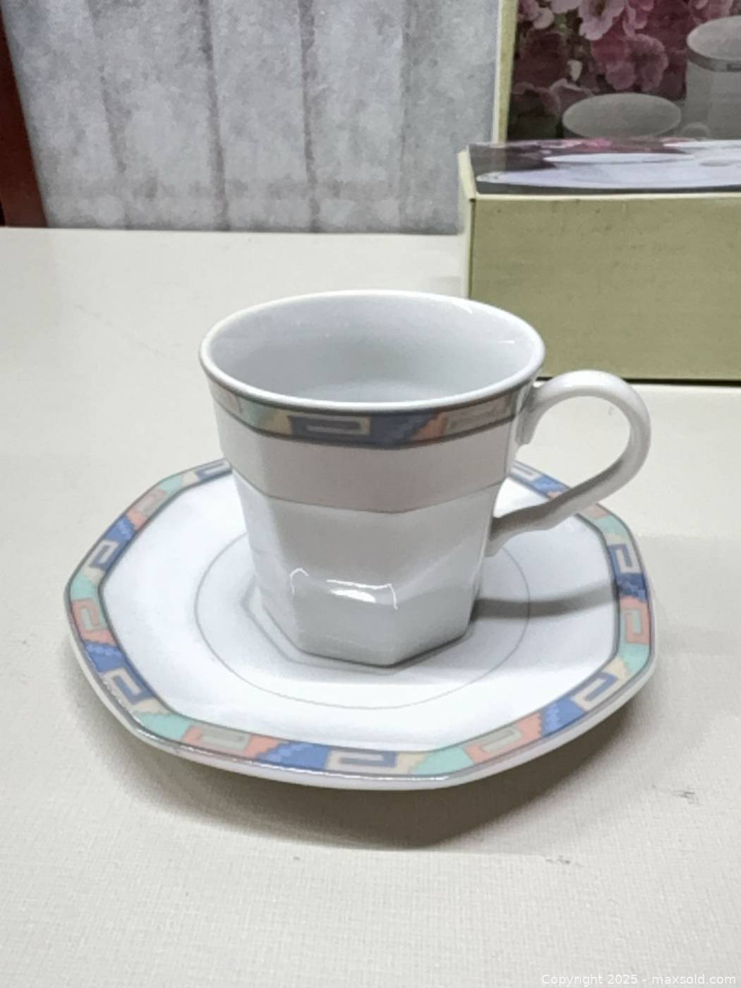 Christopher Stuart demitasse cup & saucer sets | Maxsold