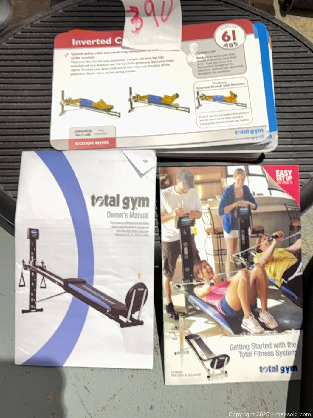 Total Gym XLS incline trainer with accessories | Maxsold