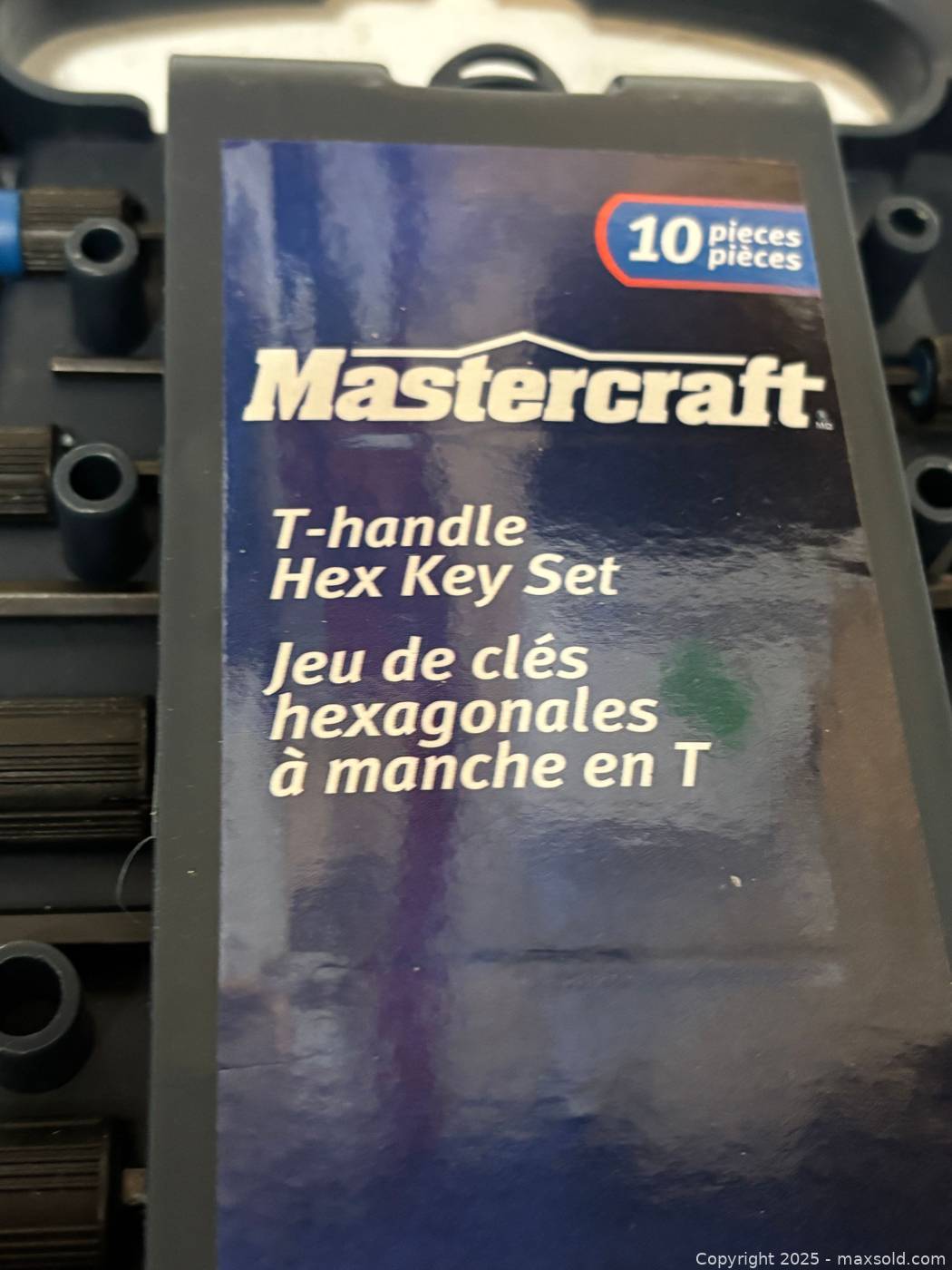 Mastercraft metric T-handle hex key set | Maxsold