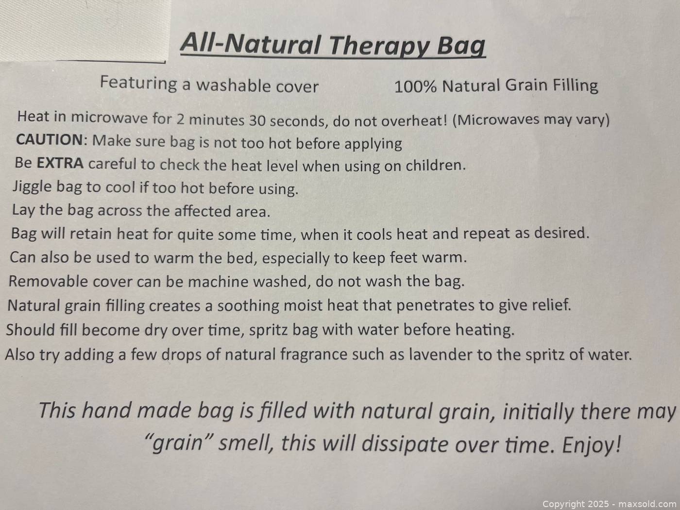 3 New Heat or Cool Therapy Bags | Maxsold